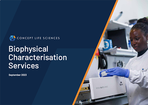 Concept Life Sciences | Flyer | Biophysics Flyer